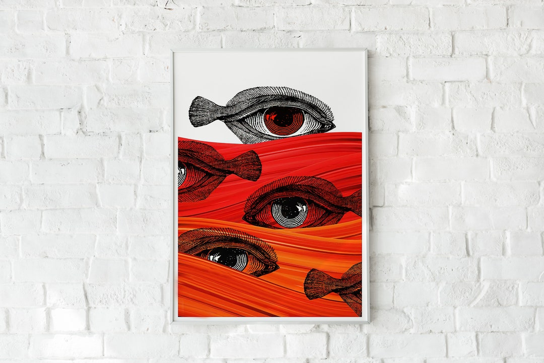 Ethereal Fish Art: Stunning Eyes & Fantasy Fish Body, Oceanic Dream ...