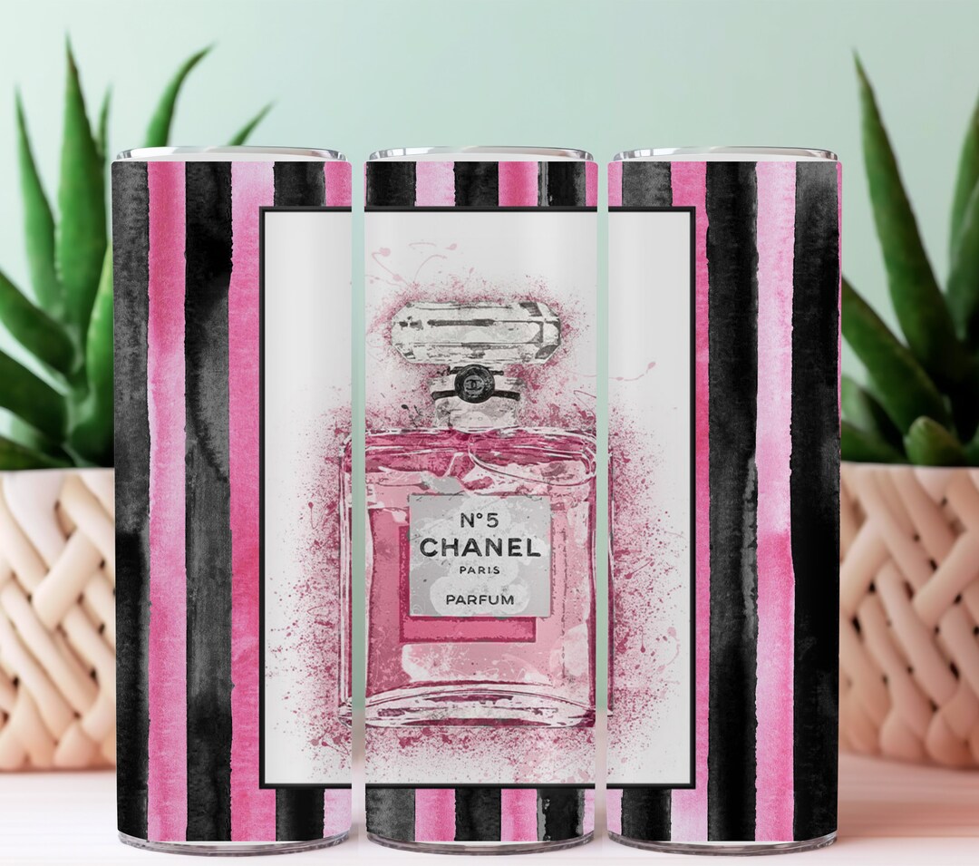 Designer Bag Inspired 20oz Sublimation Tumbler Wrap Designer Perfume ...