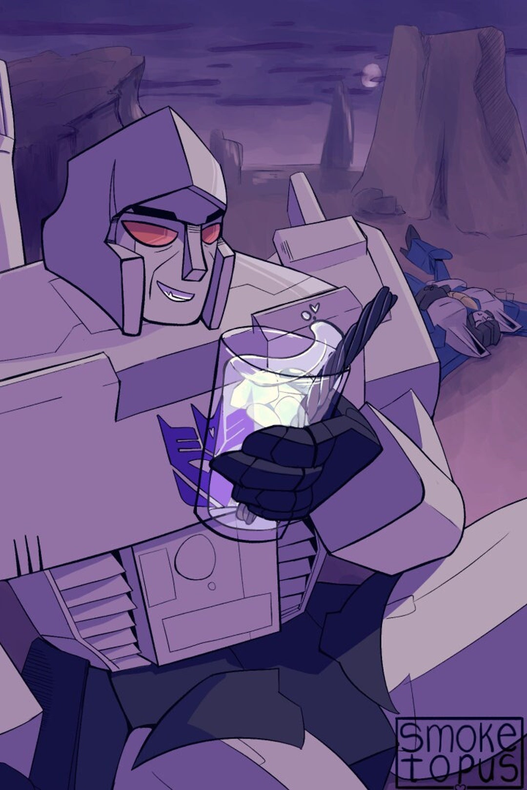 Megatron Drink Print - Etsy