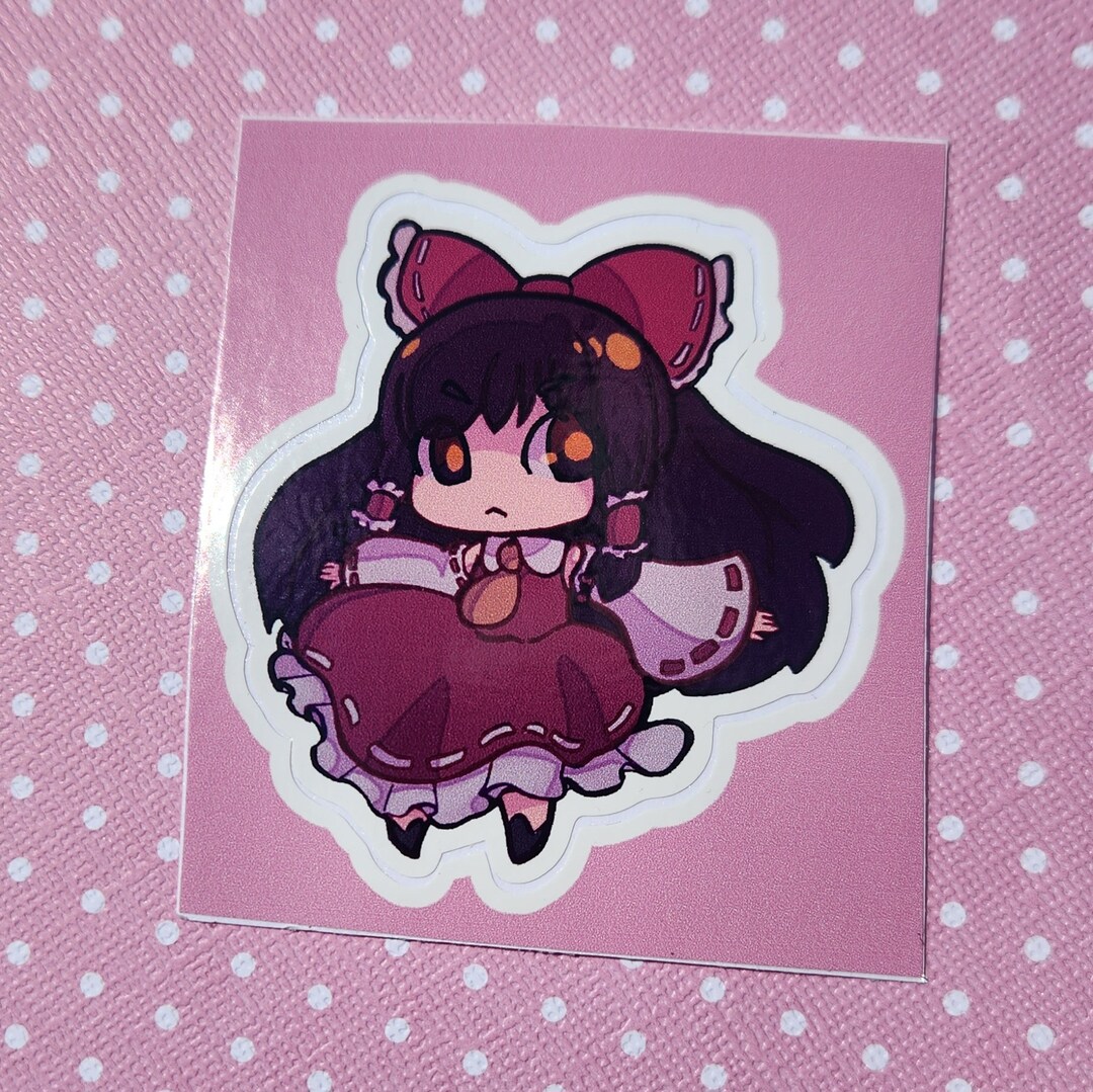 Touhou Reimu Sticker - Etsy