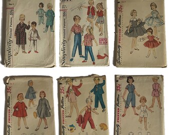 Childrens Vintage Sewing Patterns - Etsy