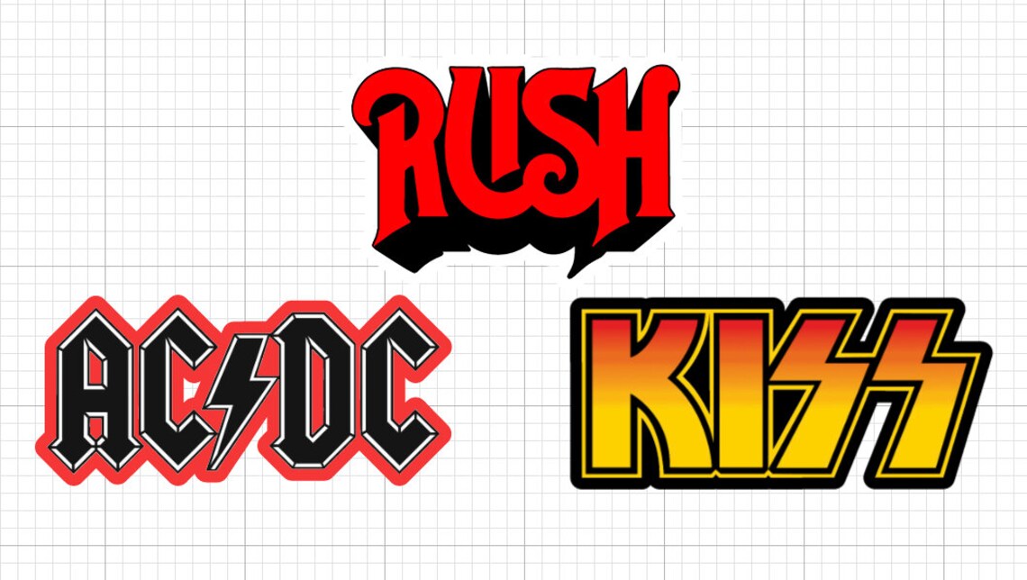 80's Rock Band stickers BEST quality matte vinyl | Etsy