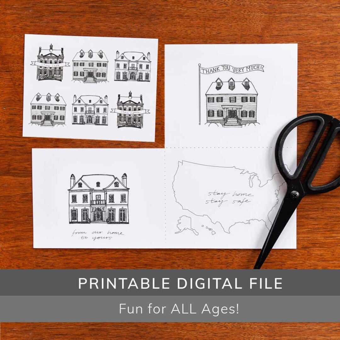 PRINTABLE Miss You Postcards, Quarantine Cards, Card for Students, Fun ...