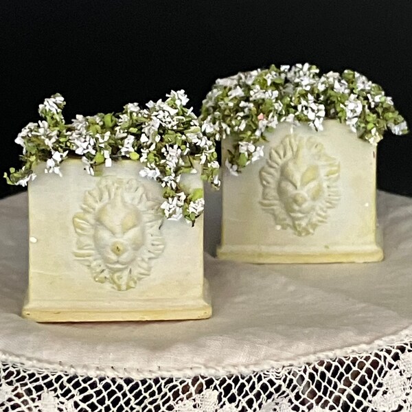 Lion Head Flower Pots - Etsy
