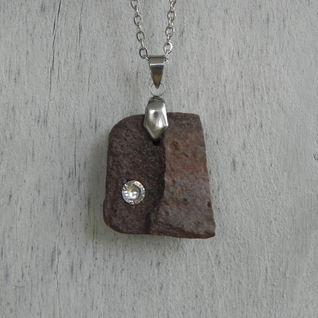 Shard Rock and Zirconia Crystal - Etsy