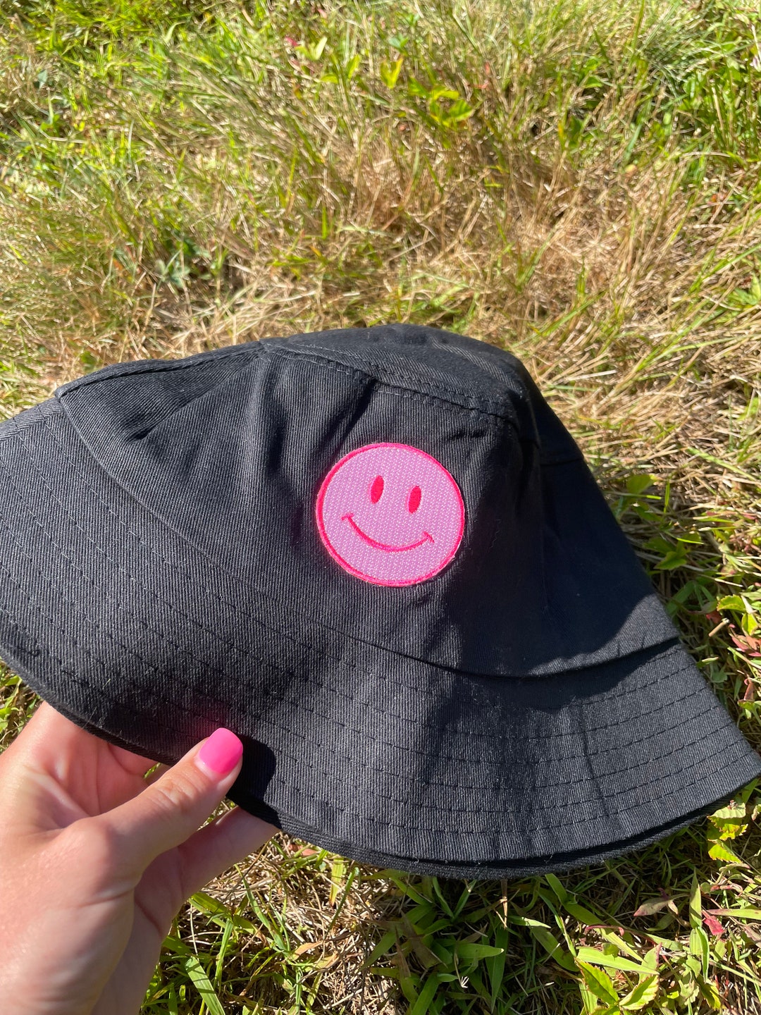 Smiley Face Bucket Hat - Etsy