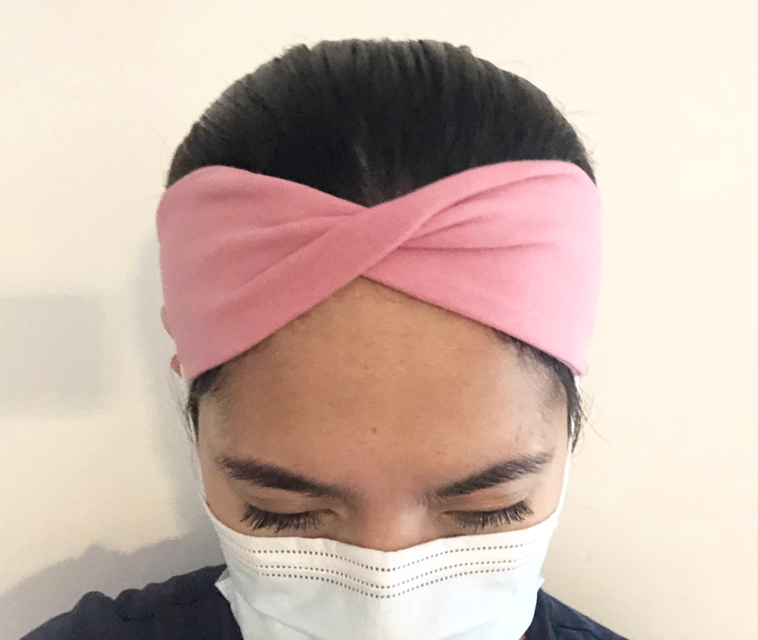 Headband With Buttons for Mask / Cotton Headband / Ear Saver Headband ...