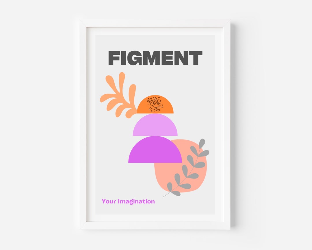 PRINTABLE DIGITAL Minimalistic Contemporary Wall Art Decor| WDW Figment ...