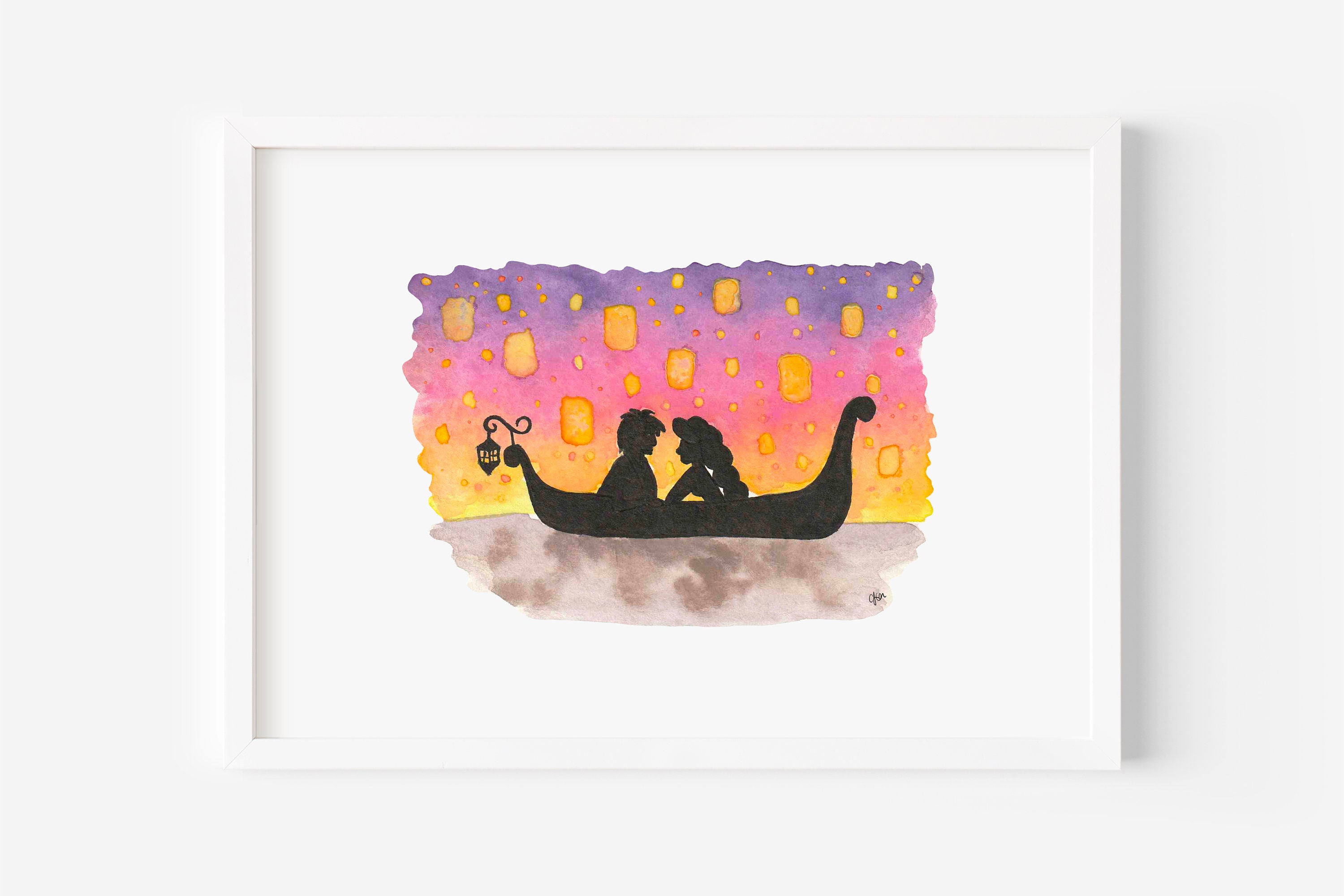 Tangled Concept Art Lanterns