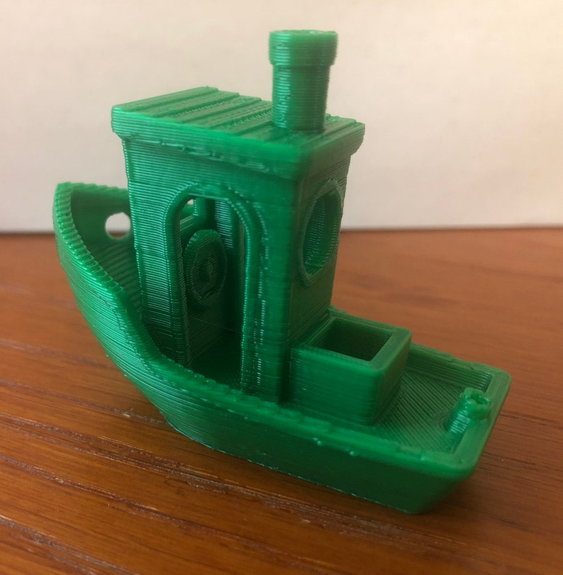 Small Green Plastic 3D Printed Tugboat - Etsy Australia