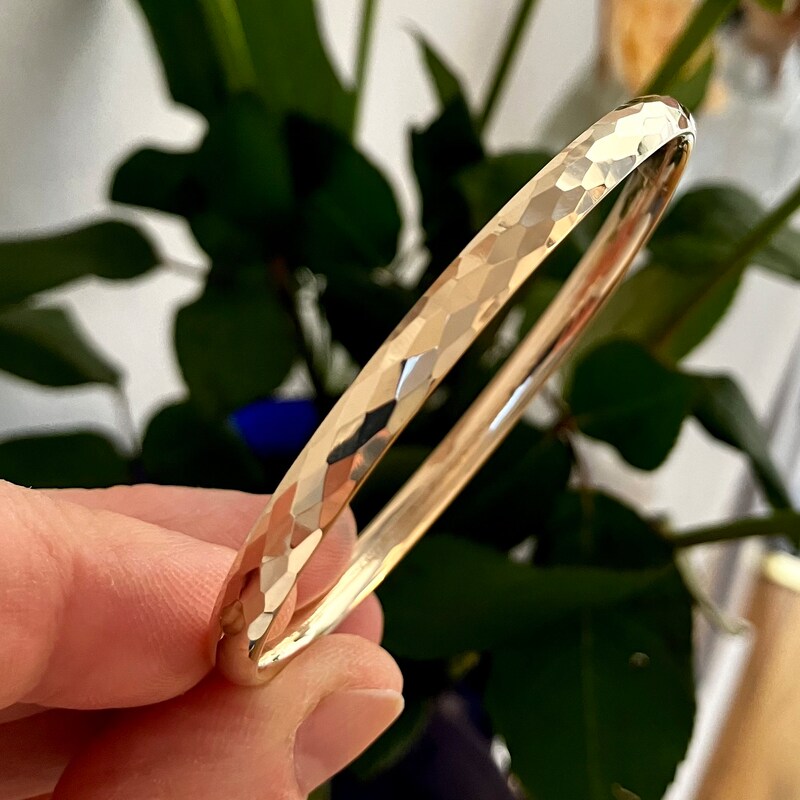 Oval Bangle - Etsy