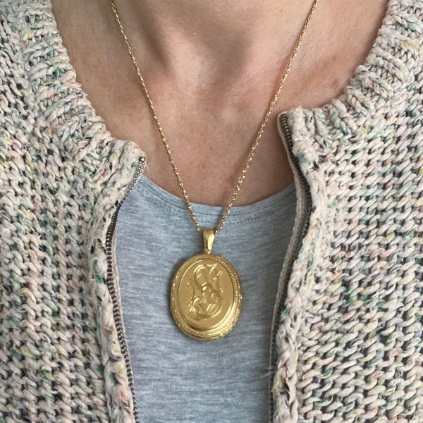Antique Gold Locket - Etsy