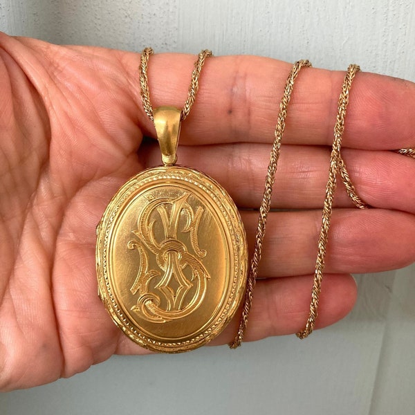 Large Oval Locket - Etsy