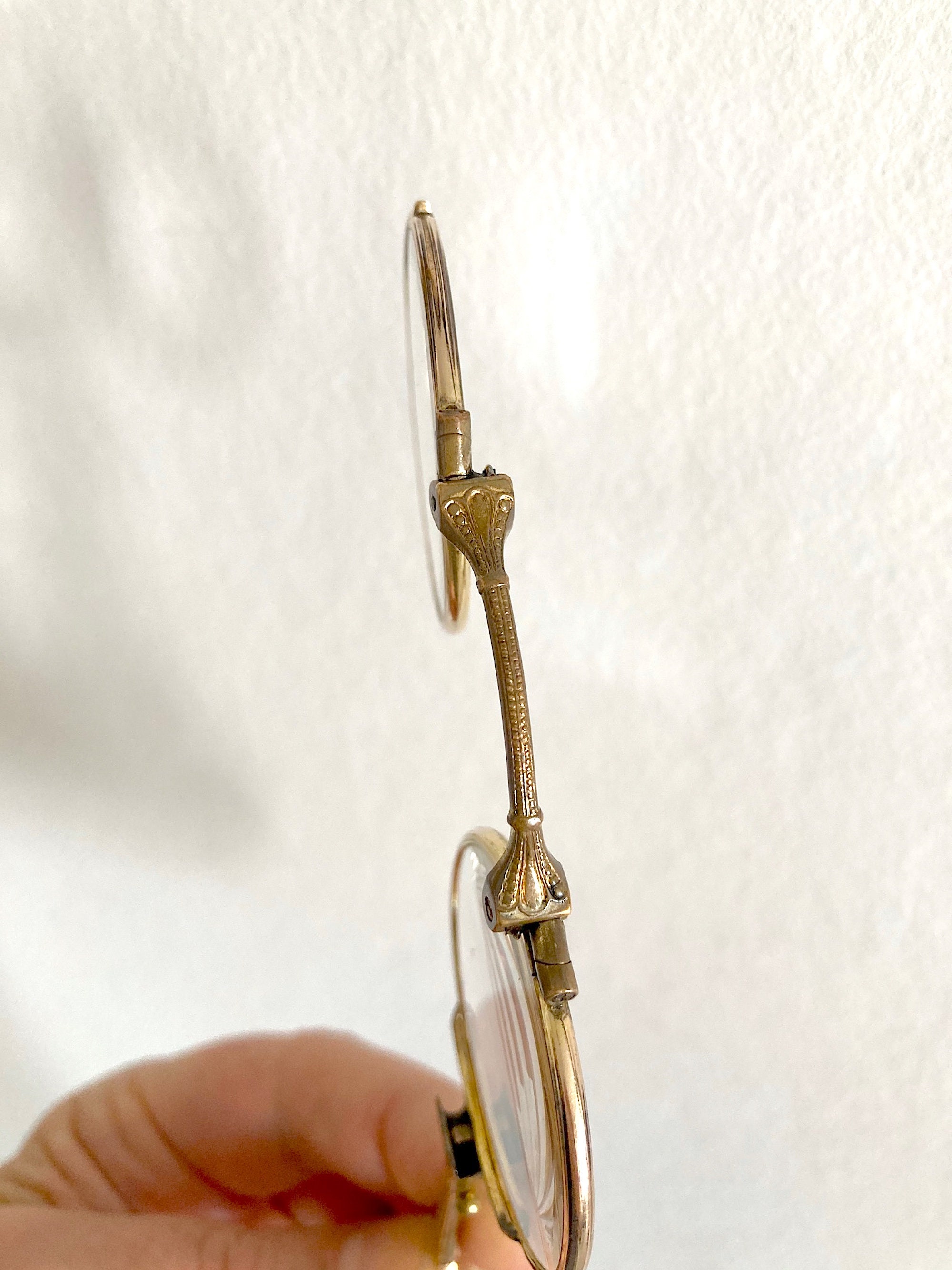 Original Victorian Gold Flip up Spectacles Vintage Gold - Etsy