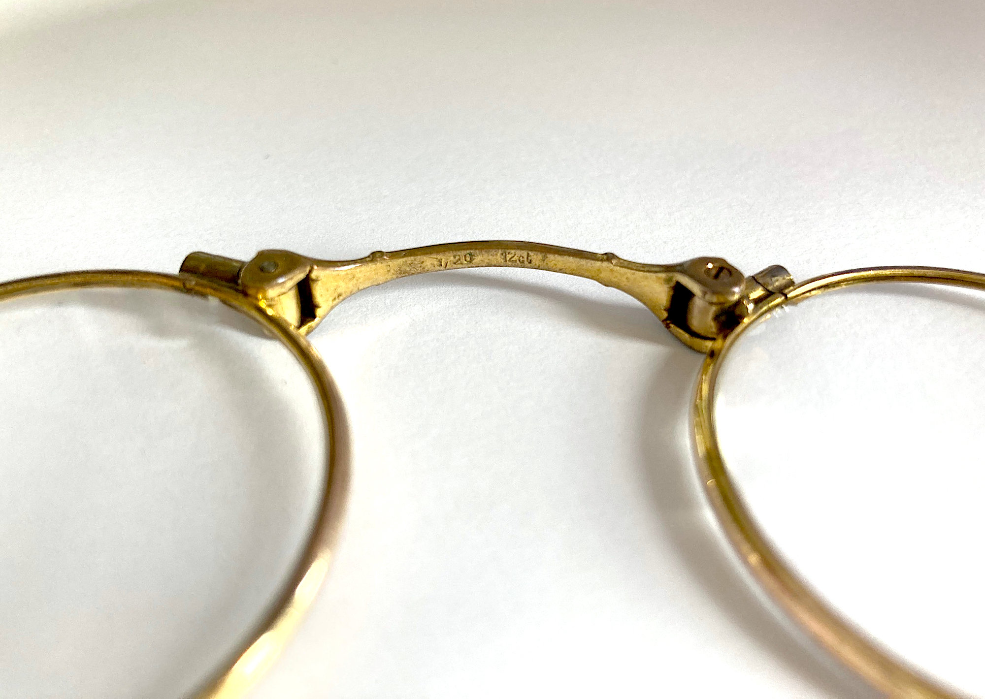 Original Victorian Gold Flip up Spectacles, Vintage Gold Spectacles ...