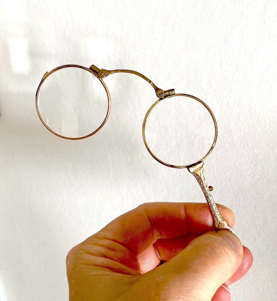 Original Victorian Gold Flip up Spectacles, Vintage Gold Spectacles ...