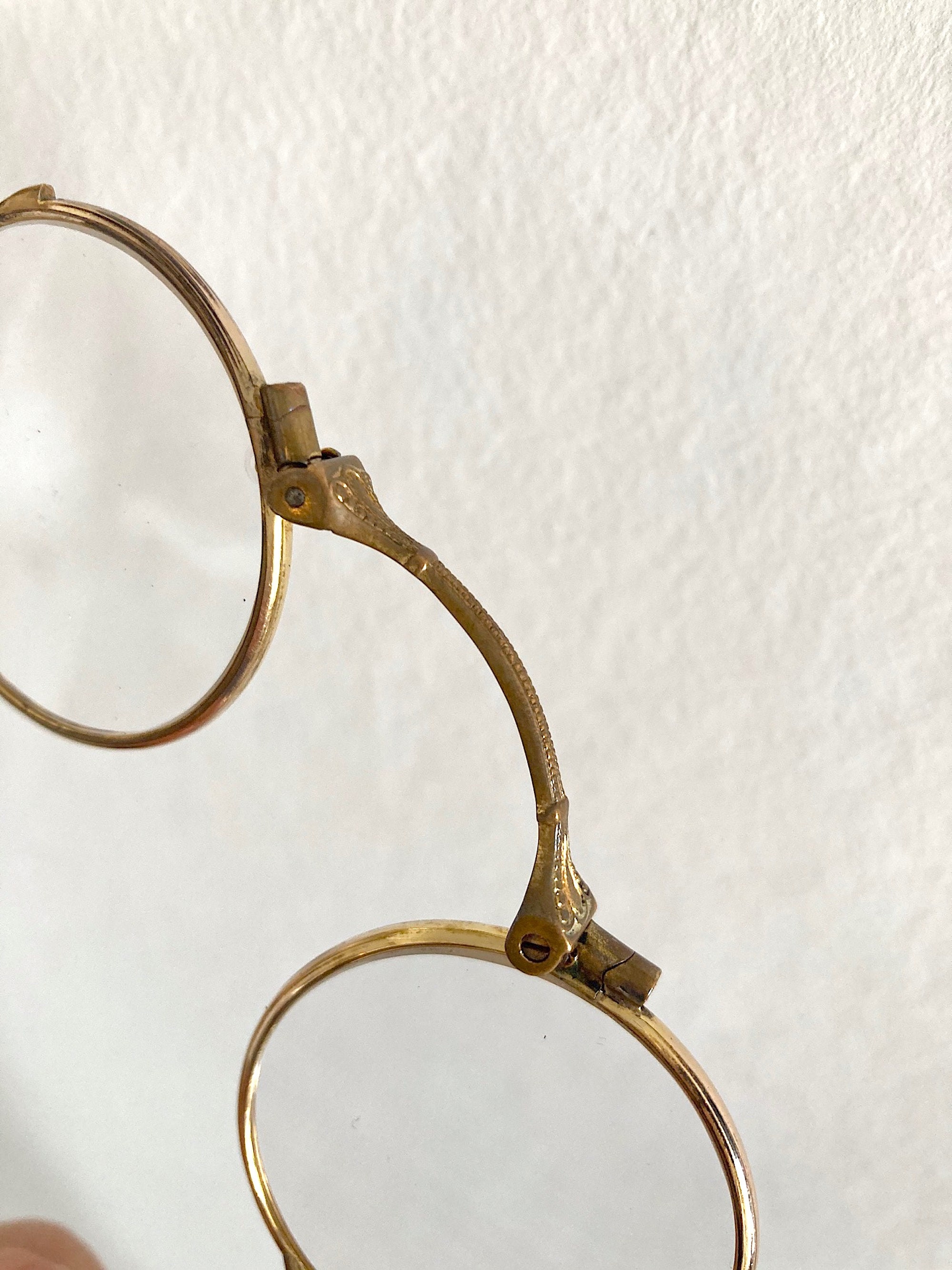 Original Victorian Gold Flip up Spectacles, Vintage Gold Spectacles ...
