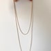 Vintage Very Long Solid Gold Chain, Long Guard Chain, 9k Gold Muff ...