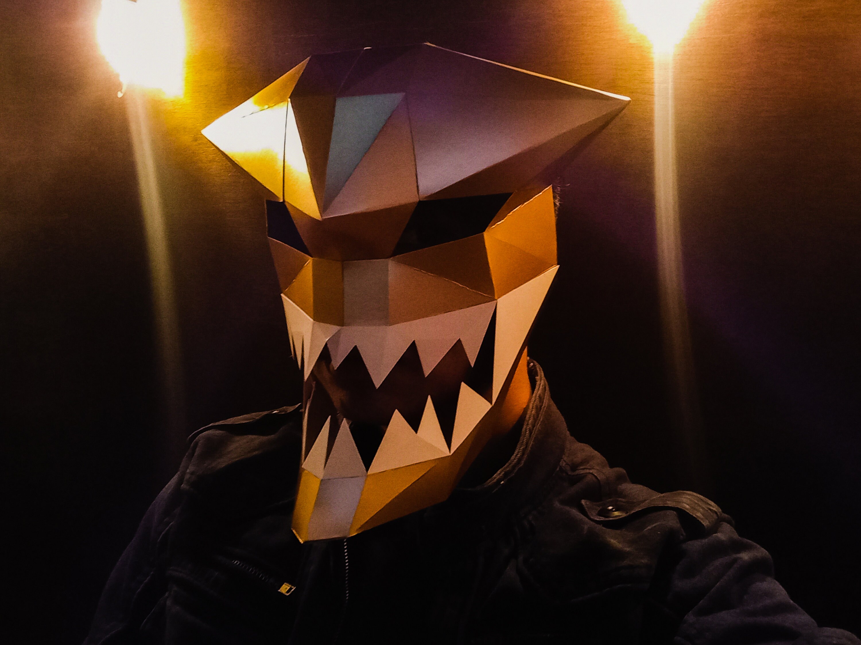 Mask Lowpoly Pdf Templates, Papercraft, Mask, 3d, Custom Crafts ...