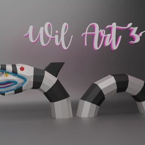 Sandworm Beetle Juice Pdf Templates, Lowpoly Papercraft, Fanart ...