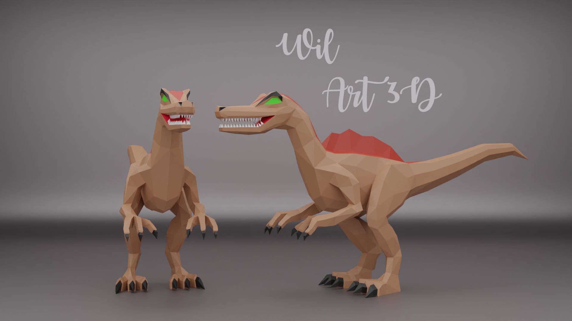 Spinosaurus Lowpoly ,pdf Templates,papercraft Dinosaurio, Papercraft ...