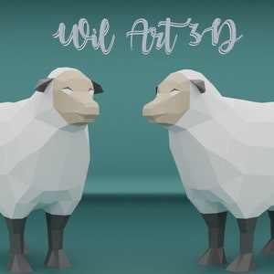 Sheep Papercraft Pdf Templates, Diymodel, Sculpture, Decoracion ...
