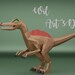 Spinosaurus Lowpoly ,pdf Templates,papercraft Dinosaurio, Papercraft ...