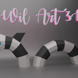 Sandworm Beetle Juice Pdf Templates, Lowpoly Papercraft, Fanart ...