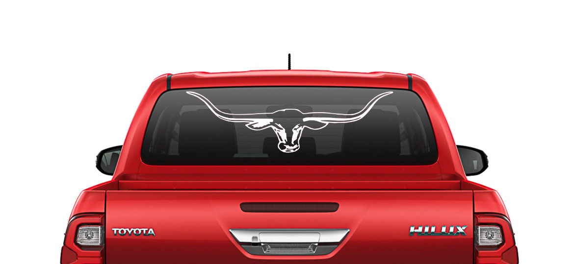 Longhorn Vinyl Decal - Etsy