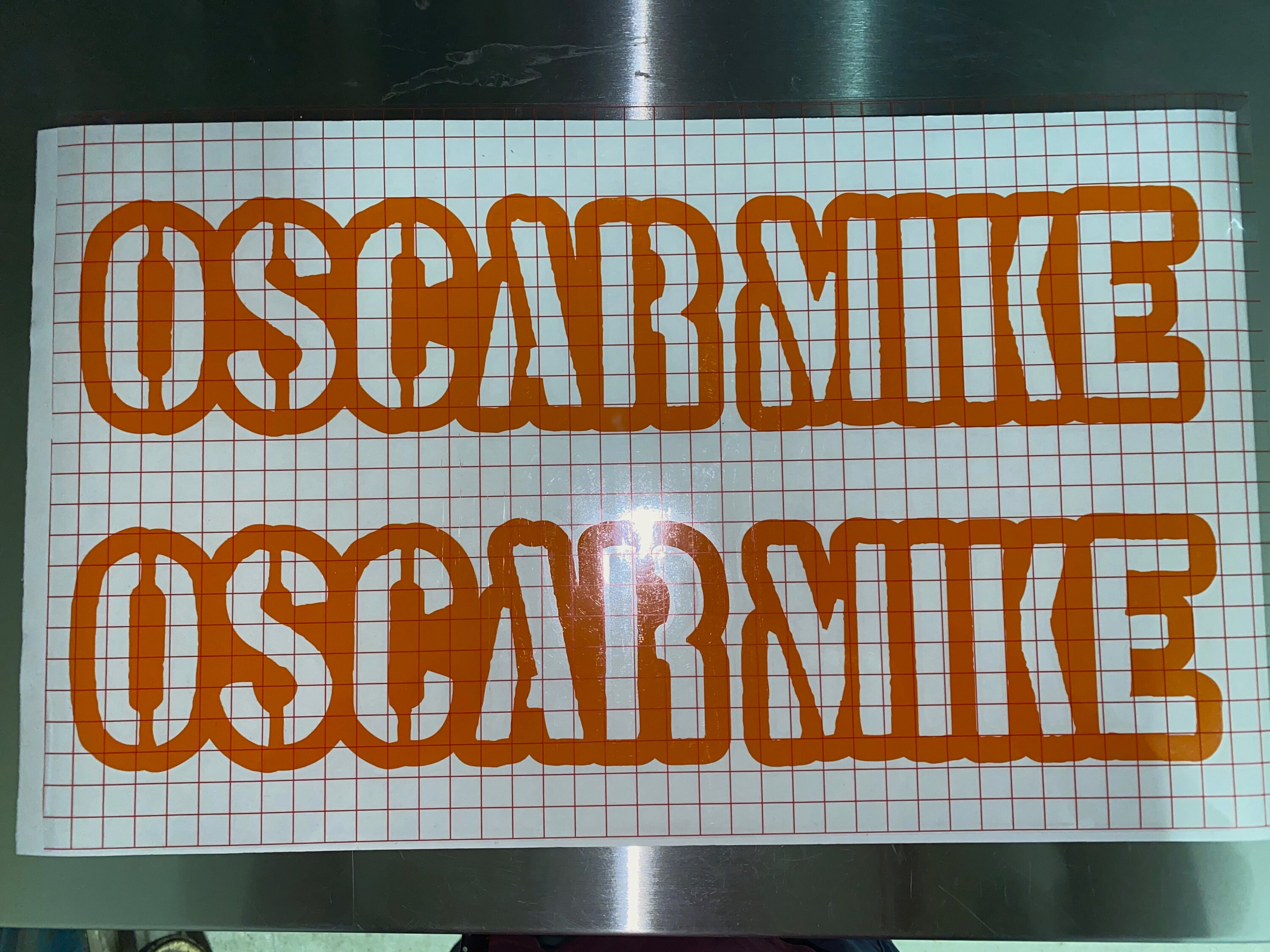 Oscar Mike Vinyl Decal - Etsy