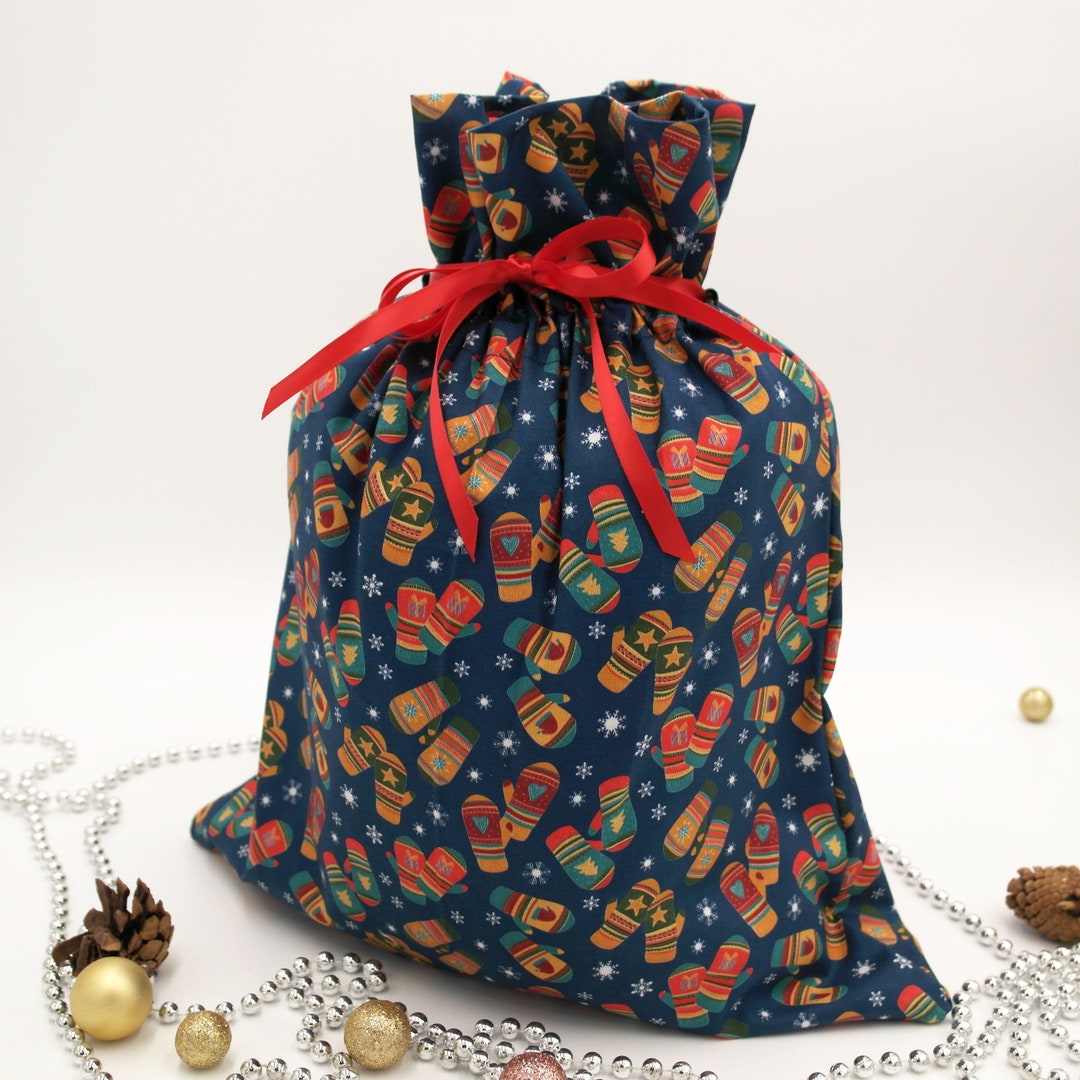 Reusable Tie Bag Holiday Collection - Etsy