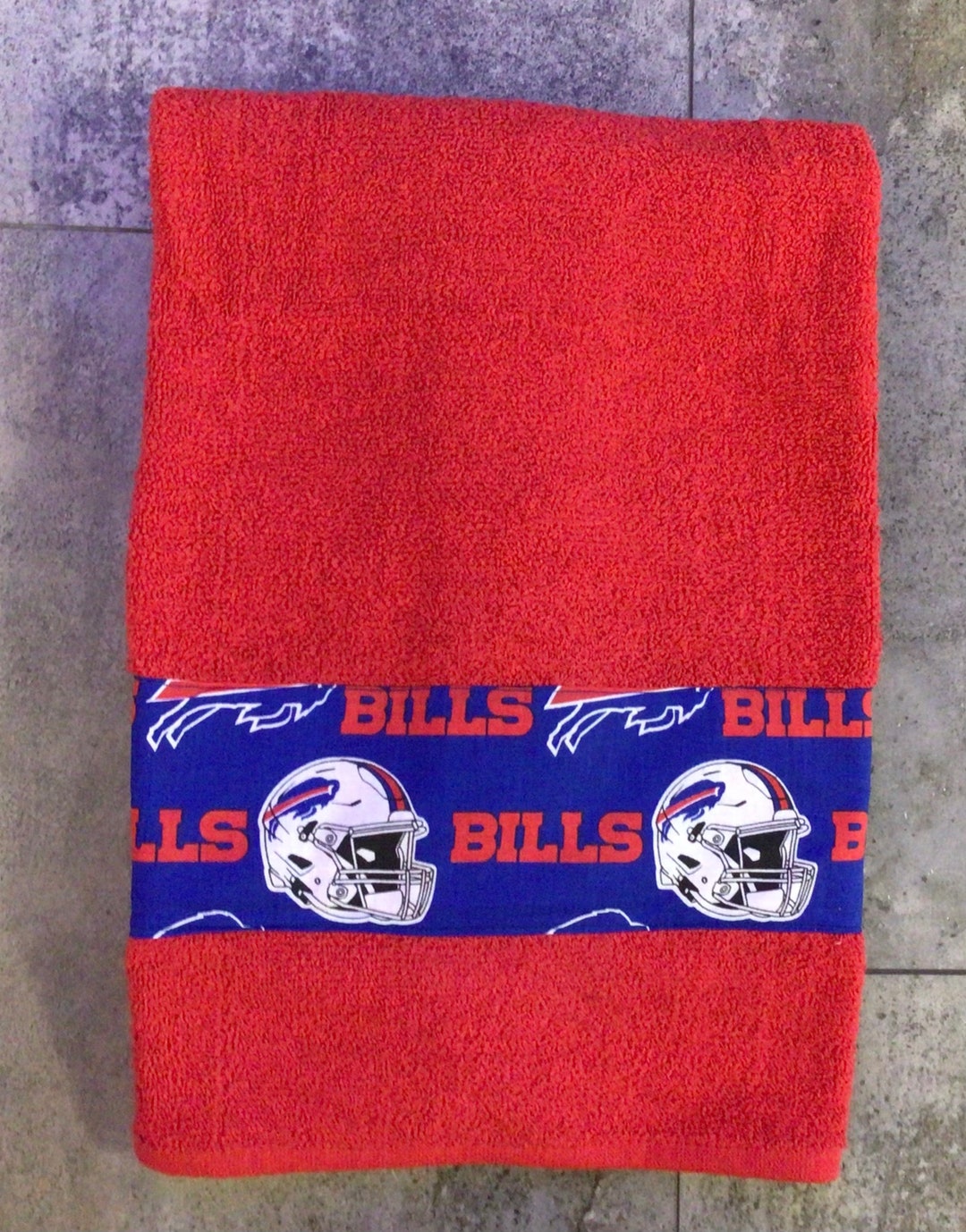 Buffalo Bills Bath Towel - Etsy