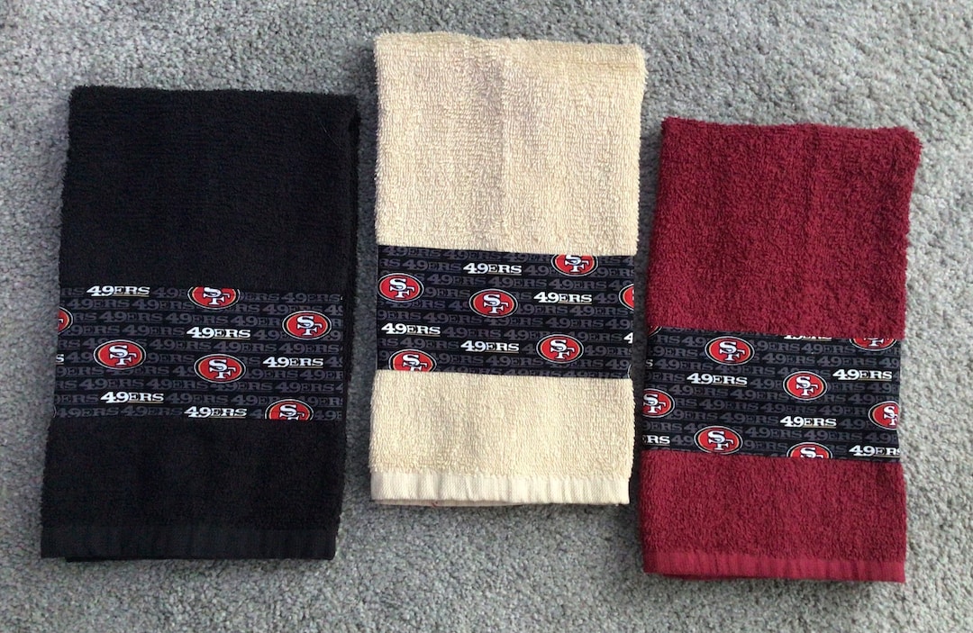 San Francisco 49ers Hand Towels - Etsy