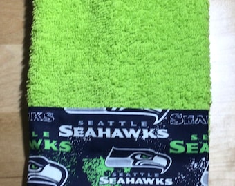 Seattle Seahawks Hand Towels and Scrubbies | Etsy
