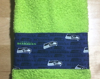 Seattle Seahawks Hand Towels and Scrubbies | Etsy