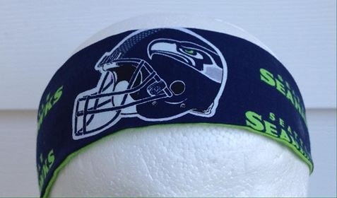 Seattle Seahawks Headband - Etsy