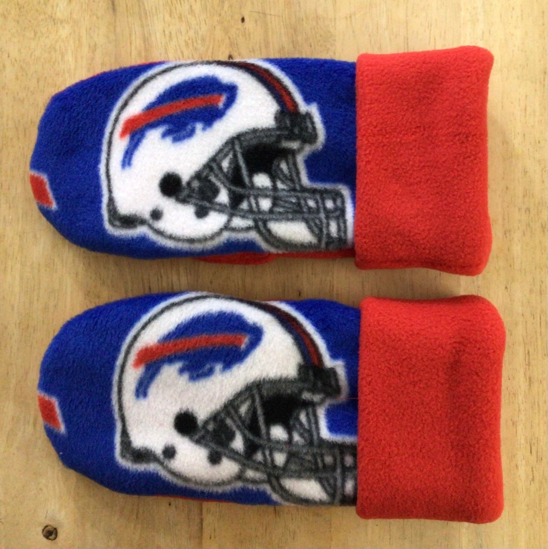 Buffalo Bills Adult Fleece Mittens - Etsy