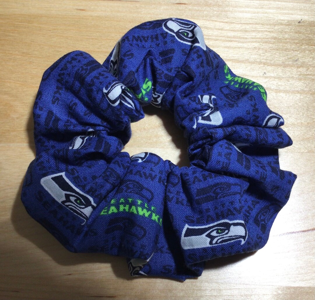 Seattle Seahawks Hair Scrunchie/hair Tie - Etsy