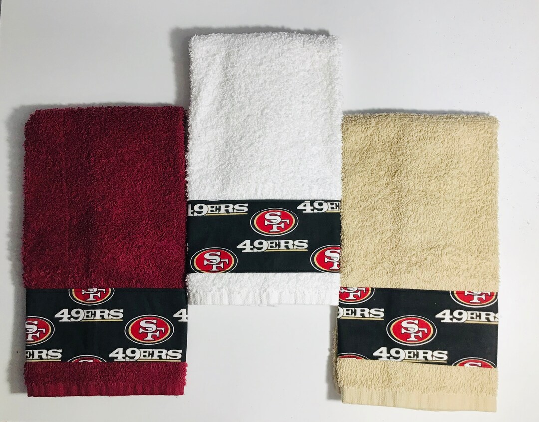 San Francisco 49ers Hand Towels - Etsy