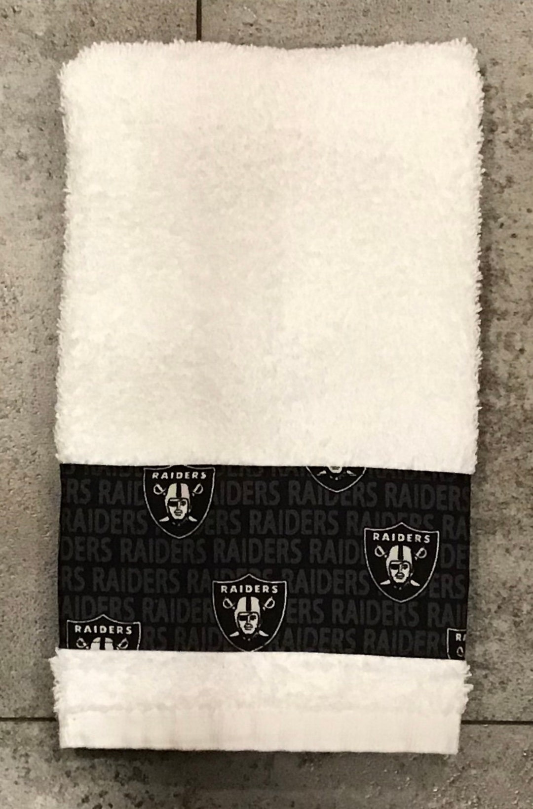 Las Vegas Raiders Hand Towels - Etsy