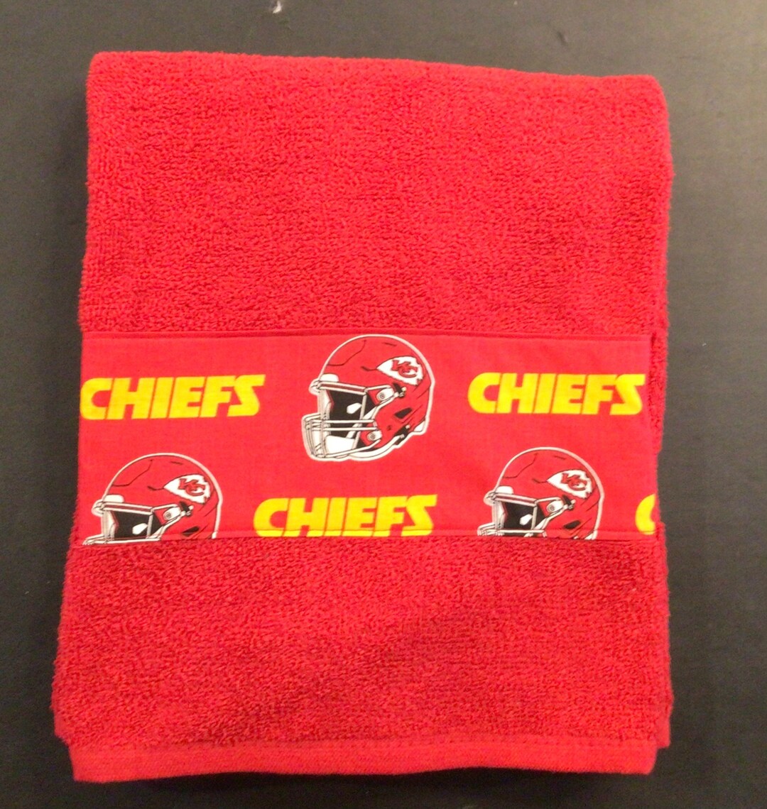 Kansas City Chiefs Bath Towel - Etsy