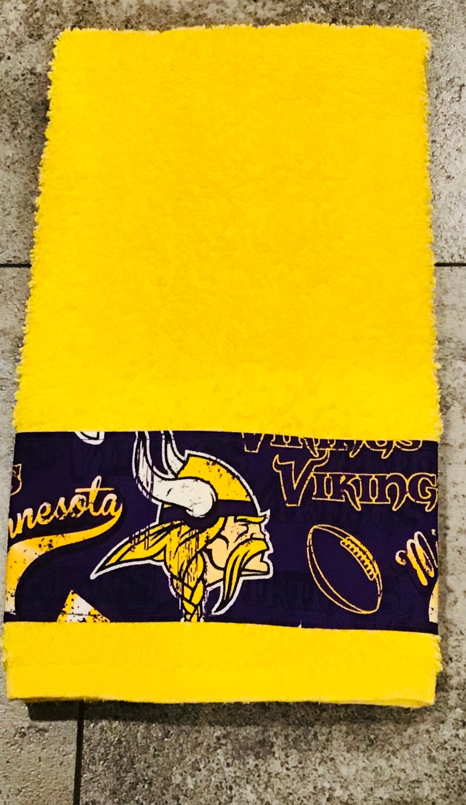 Minnesota Vikings Hand Towel - Etsy