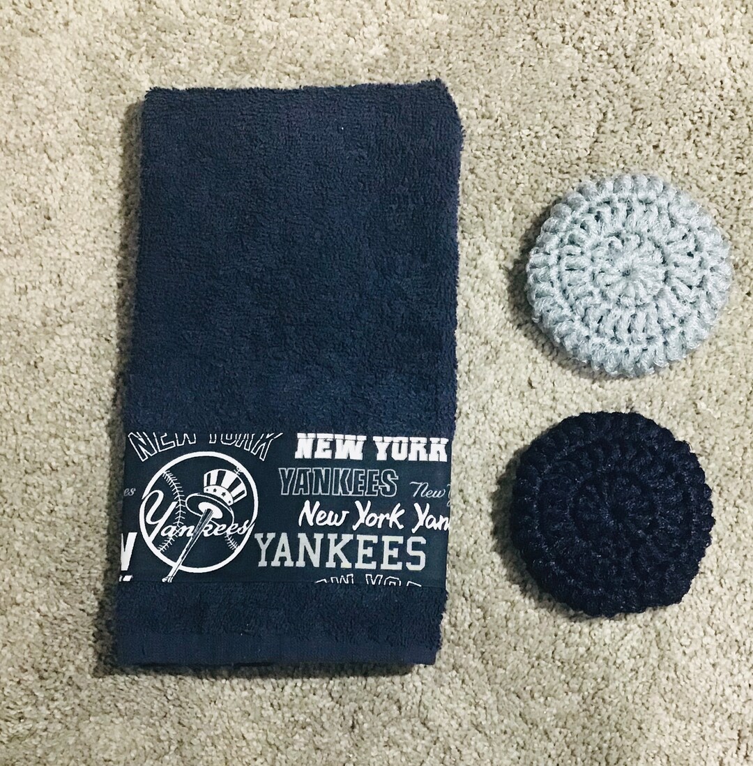 New York Yankees Towel and Scrubbies - Etsy