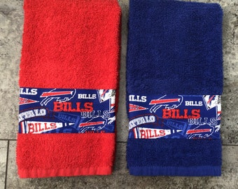 Buffalo Bills Bar or Kitchen Towels - Etsy