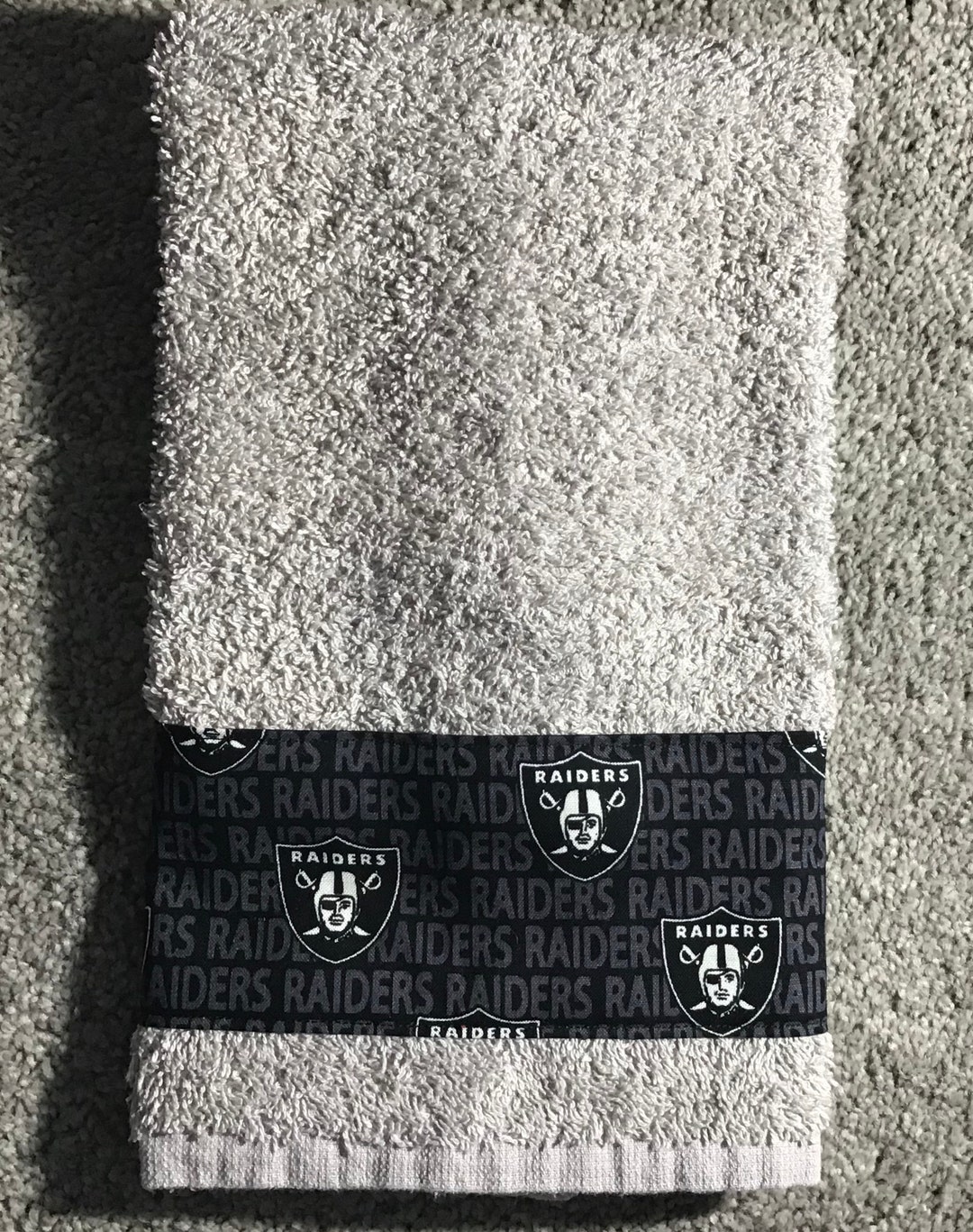 Las Vegas Raiders Hand Towel - Etsy