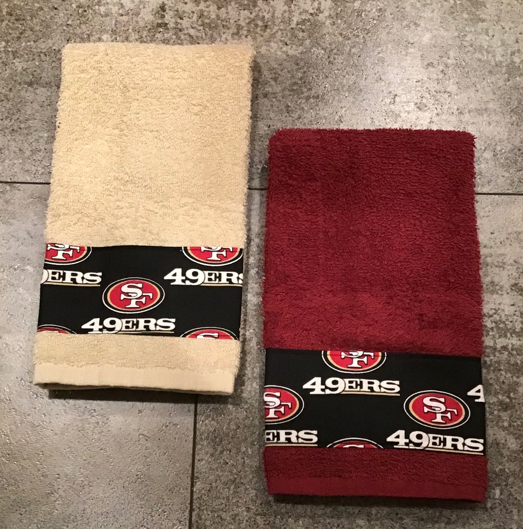 San Francisco 49ers Hand Towels - Etsy