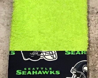 Seattle Seahawks Hand Towels and Scrubbies | Etsy