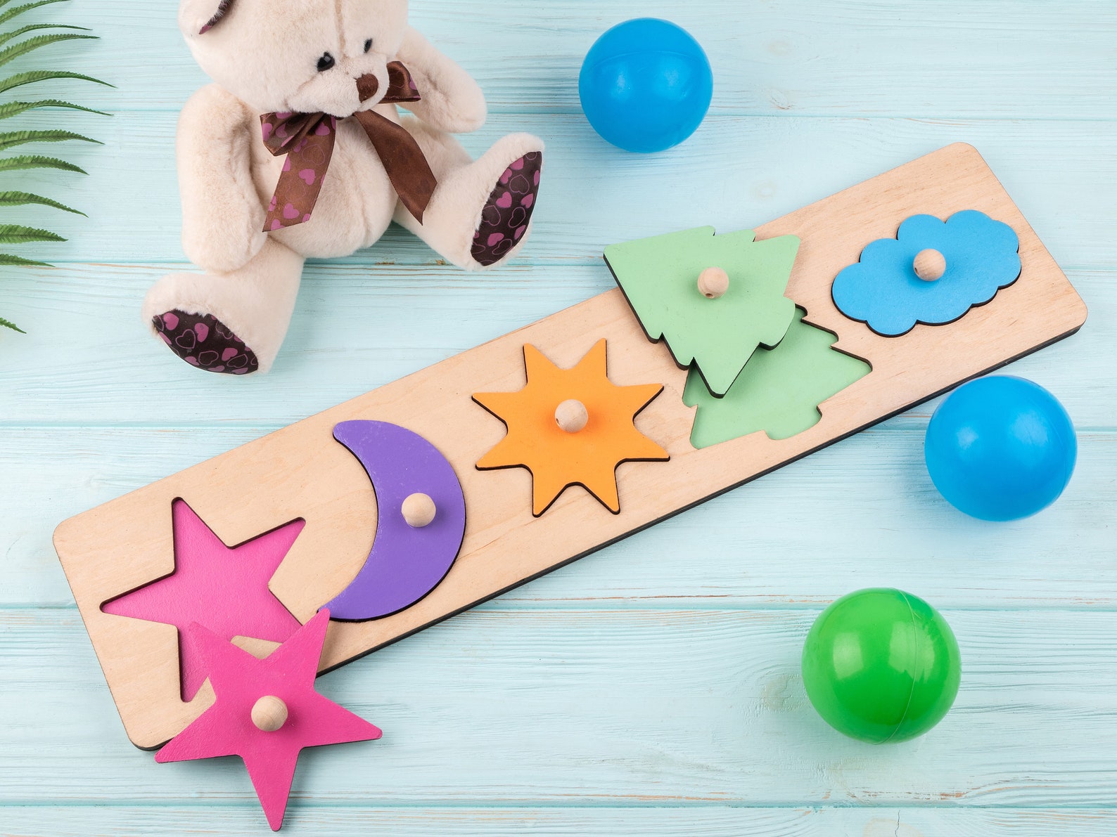 Wooden puzzles Baby puzzles Wooden baby toys | Etsy