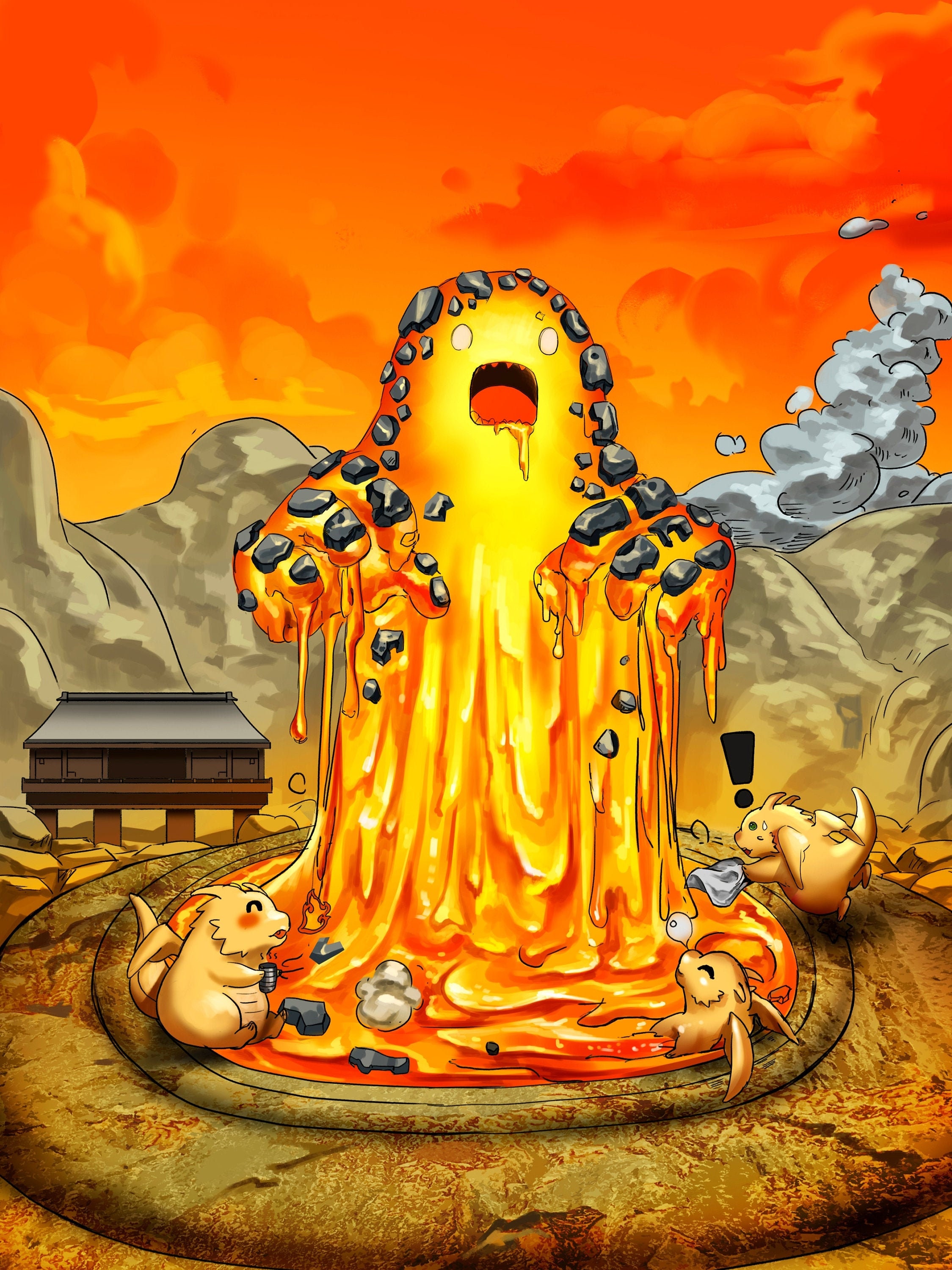 Lava Golem Yugioh Card Sleeves - Etsy