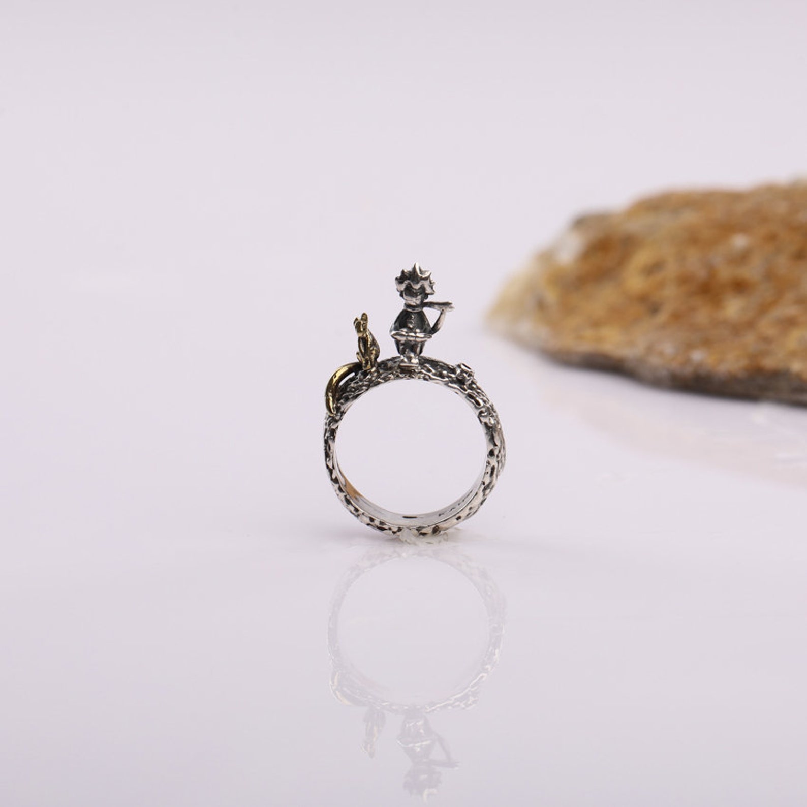 The Little Prince Jewelry Sterling Silver Petit Prince Ring | Etsy